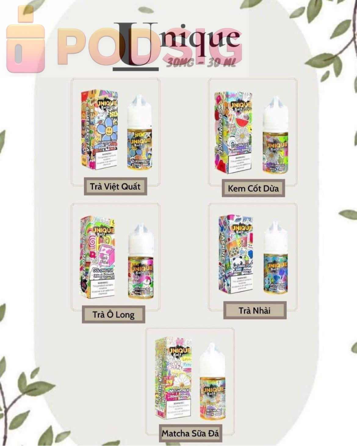 Juice Unique của nước nào? Juice Unique vị nào ngon nhất? - PodSig