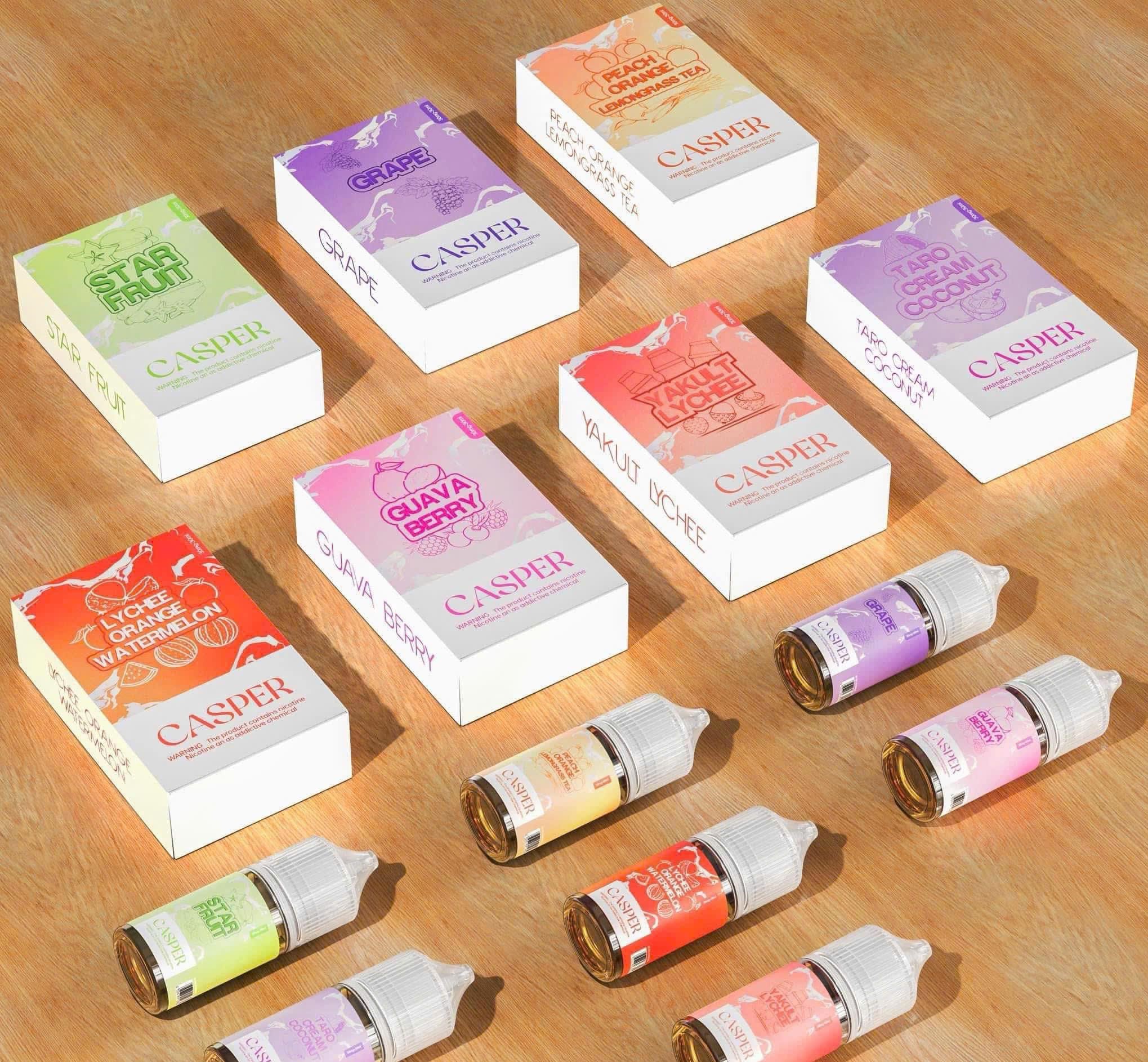 Tinh Dầu Casper Juice Saltnic 30/50MG - 7 Vị Ngon - Ngọt - Quyến Rũ